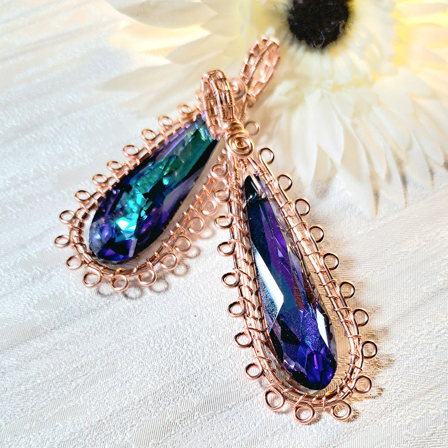 DIY Wire Wrapped Glass Pendant with Jem Hawkes (Video Tutorial) – Jesse ...