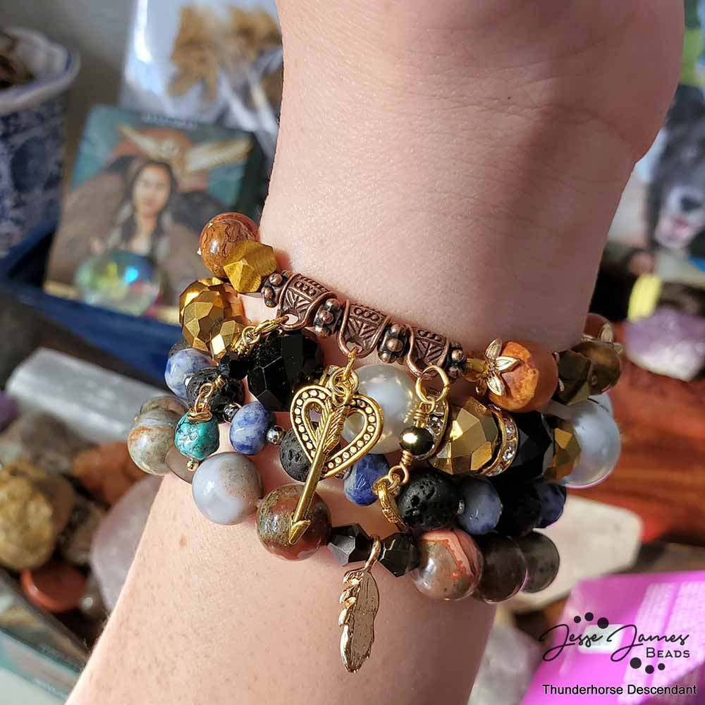 How-To Jewelry Video: Warm Jasper Stretch Bracelet Ft. Randee Brown ...