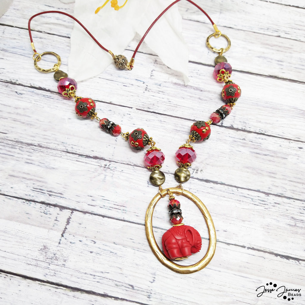 Design A Pantone Fire Whirl Necklace with Wendy Whitman – Jesse James Beads