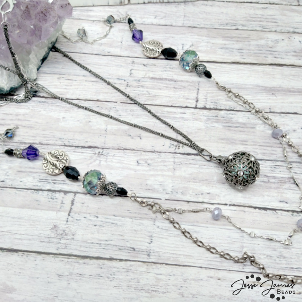 Dark Academia Multi-Strand Necklace Tutorial ft. Wendy Whitman – Jesse ...