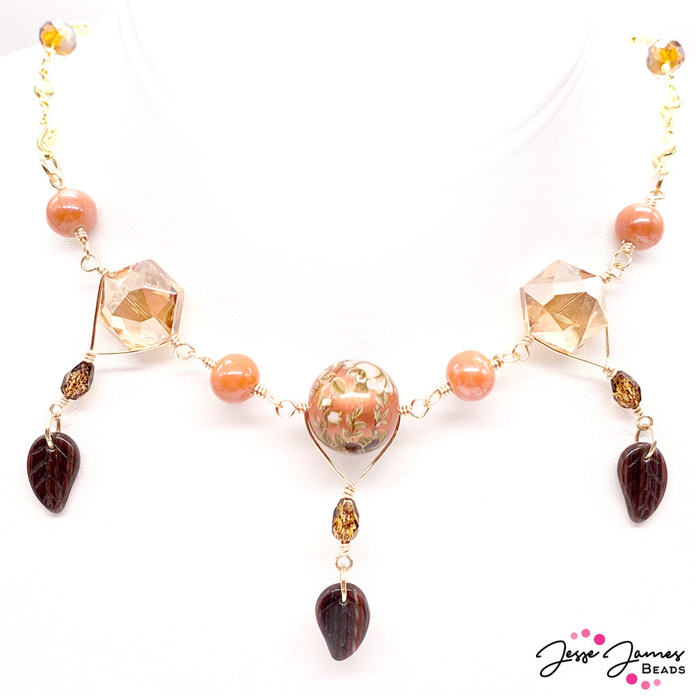 How-To Jewelry Tutorial: Geisha Garden Tensha Necklace – Jesse James Beads