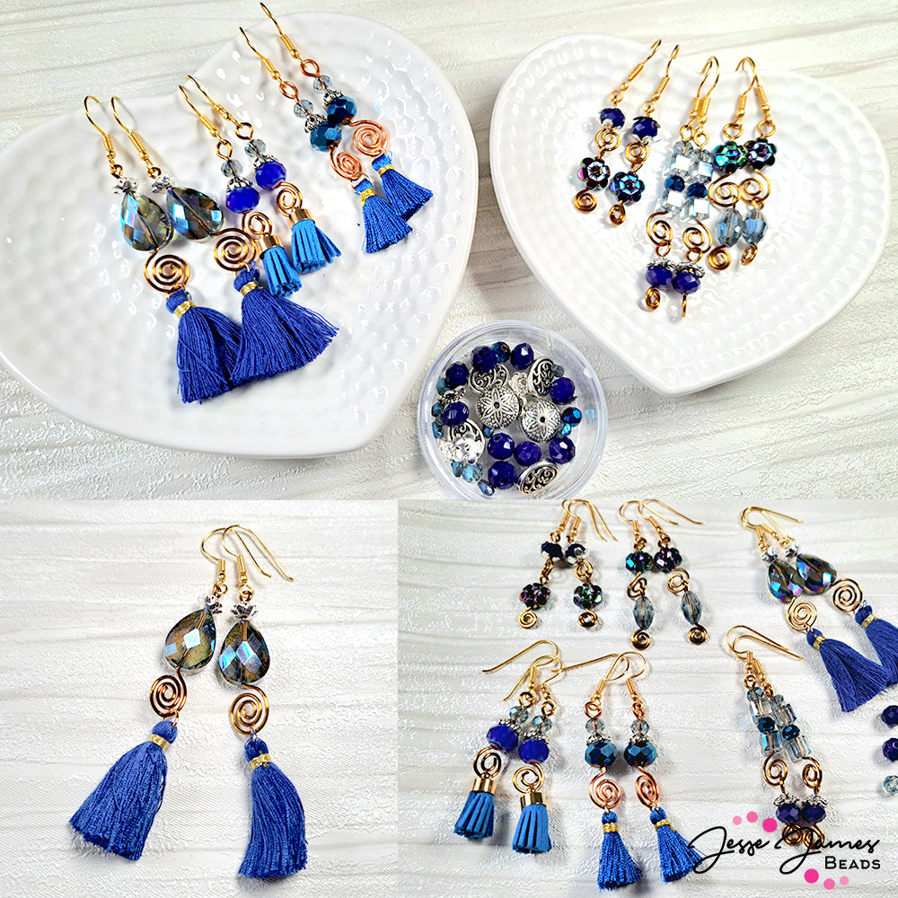 DIY Wire-Wrapped Blueberry Earrings with Jem Hawkes – Jesse James Beads