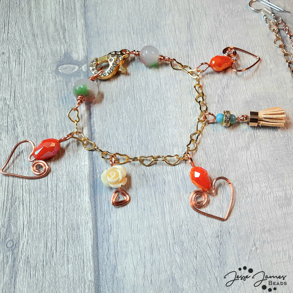 Create A Wire-Wrapped Charm Bracelet with Jem Hawkes – Jesse James Beads