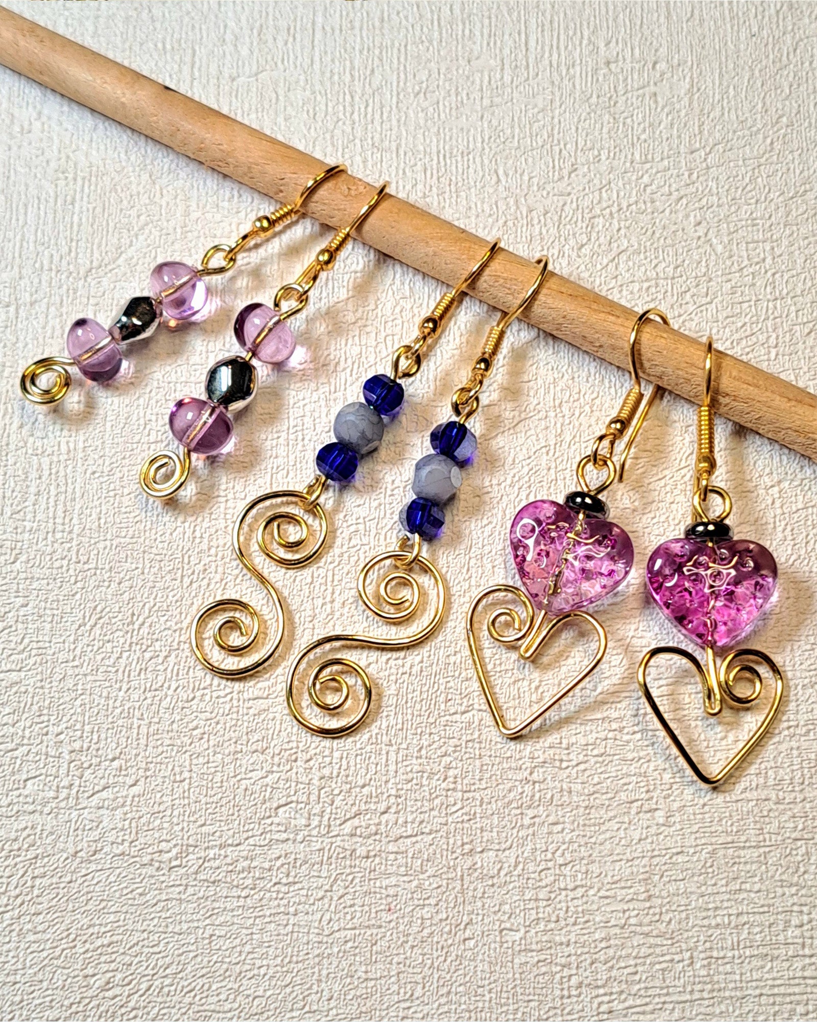 Wire-Wrapped Galentine Earring Trilogy with Jem Hawkes – Jesse James Beads