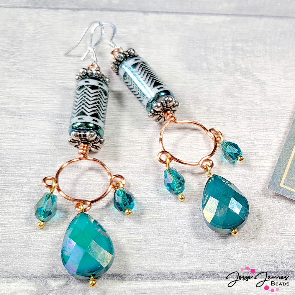 DIY Wire-Wrapped Mayahuel Earrings with Jem Hawkes – Jesse James Beads
