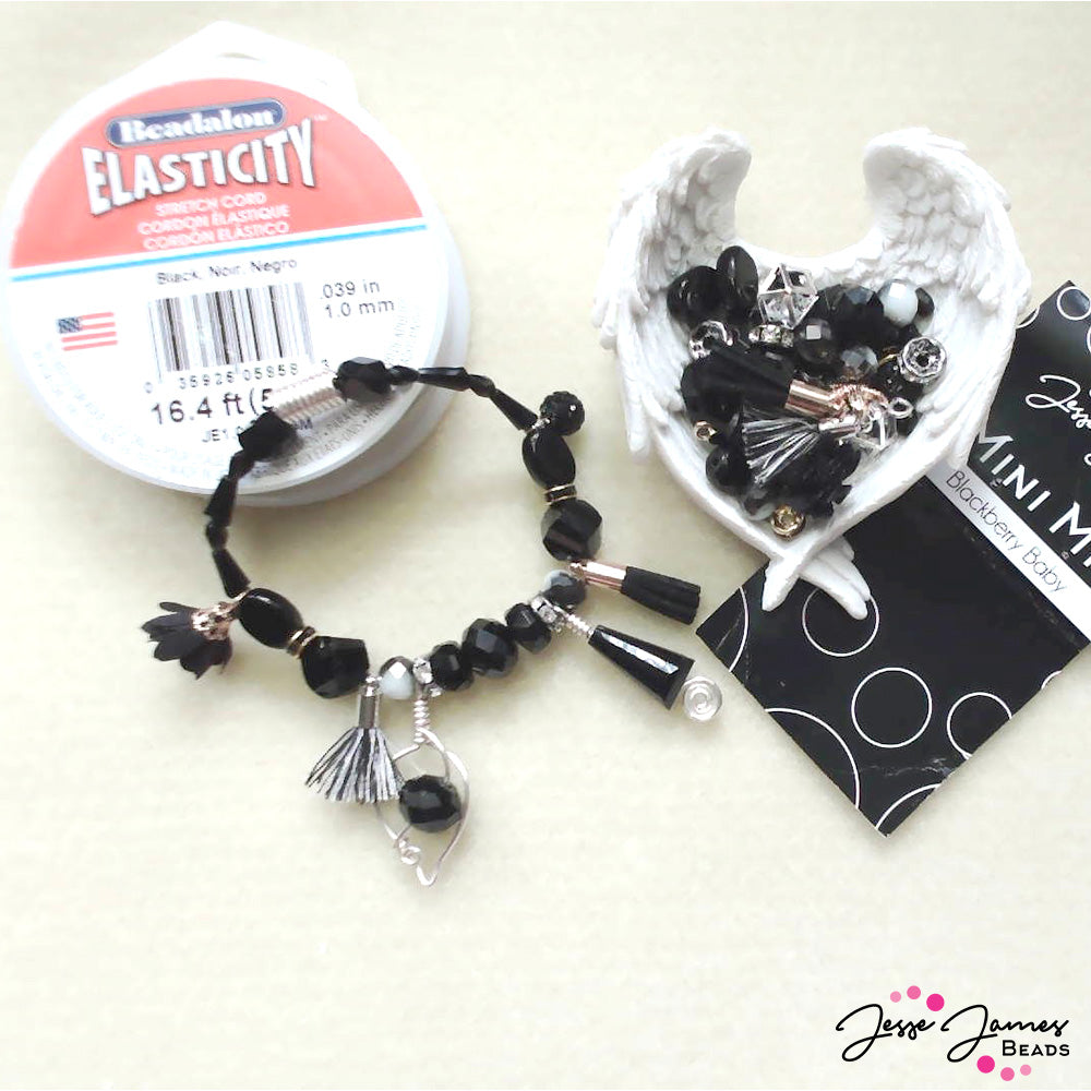 Easy Blackberry Baby Stretch Bracelet with Jem Hawkes – Jesse James Beads