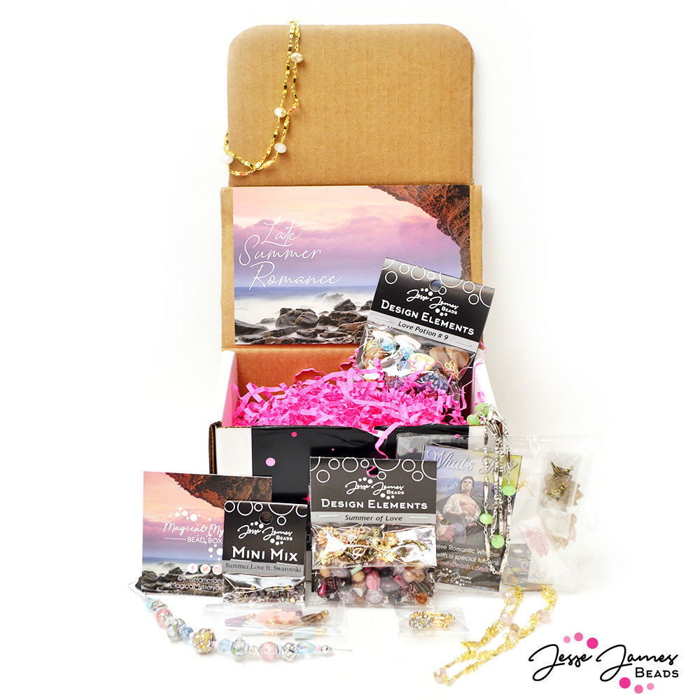 Magical Mystery Bead Box Unboxing - Late Summer Romance – Jesse James Beads