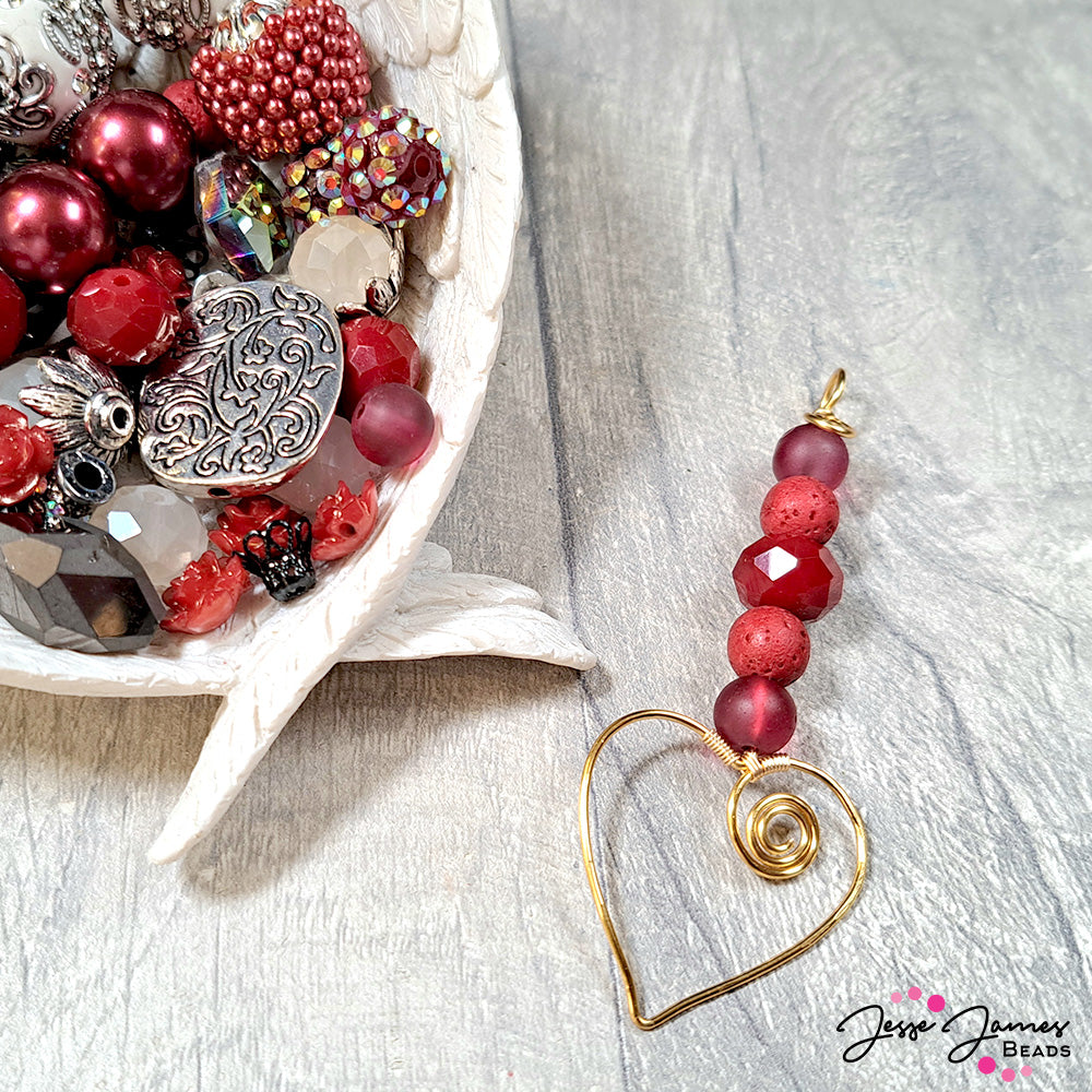 Create Persephone's Wire-Wrapped Heart with Jem Hawkes – Jesse James Beads