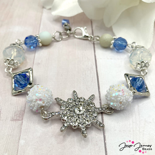 Create a Snowflake Bracelet with Stacie Hecht – Jesse James Beads