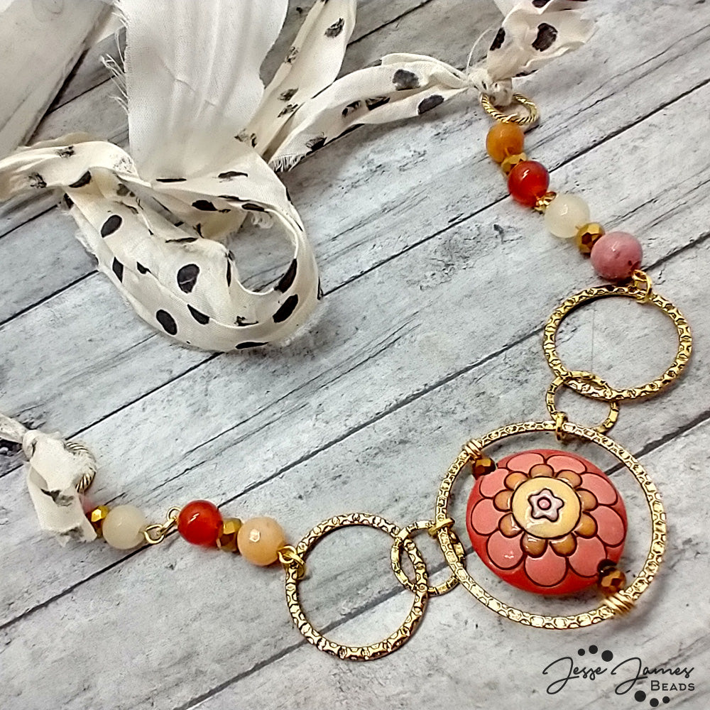 Wire-Wrapped Floral Necklace with Wendy Whitman – Jesse James Beads