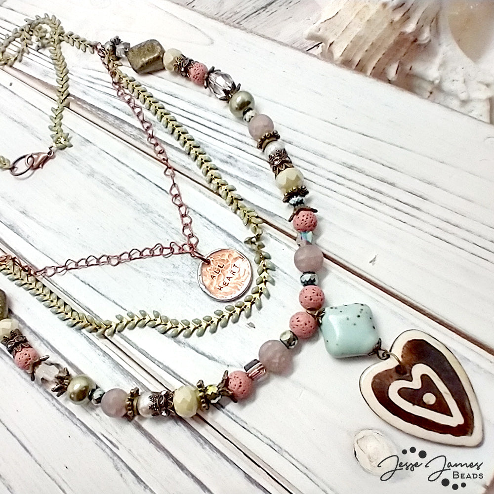 Create a Layered All Heart Necklace with Wendy Whitman – Jesse James Beads