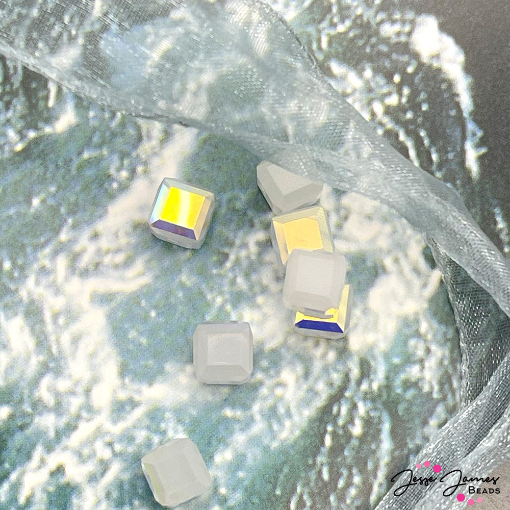 Bead Set in AB Polar Ice - Jesse James Beads