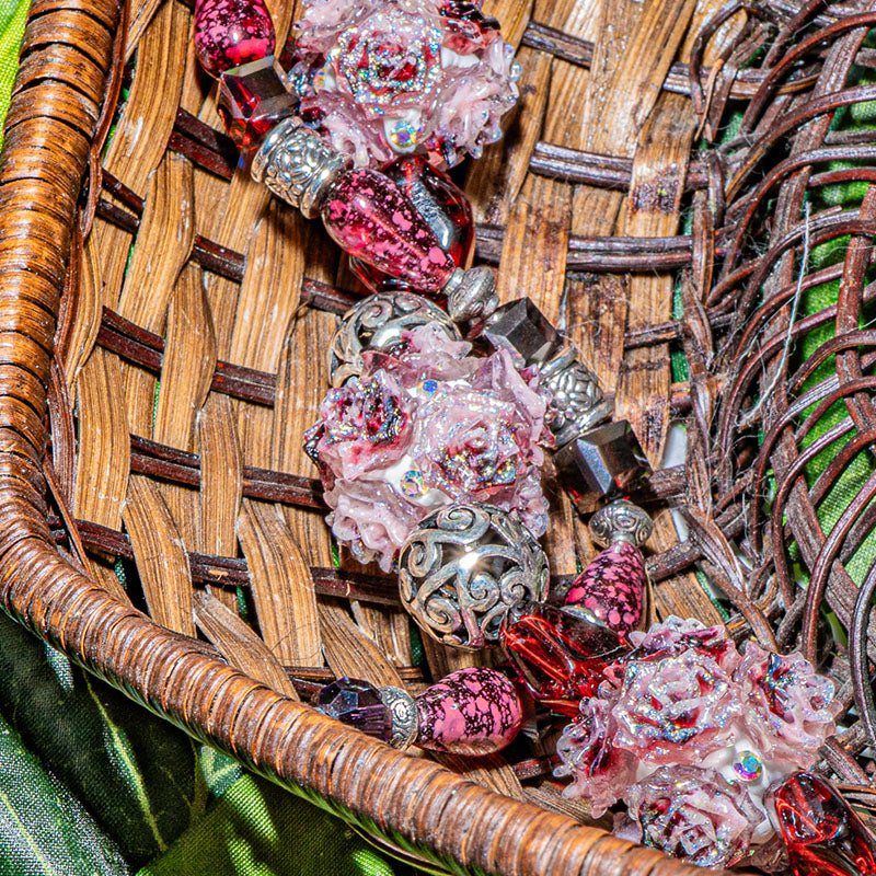 Boho Bead Strand Duo in Touch of Red - Jesse James Beads