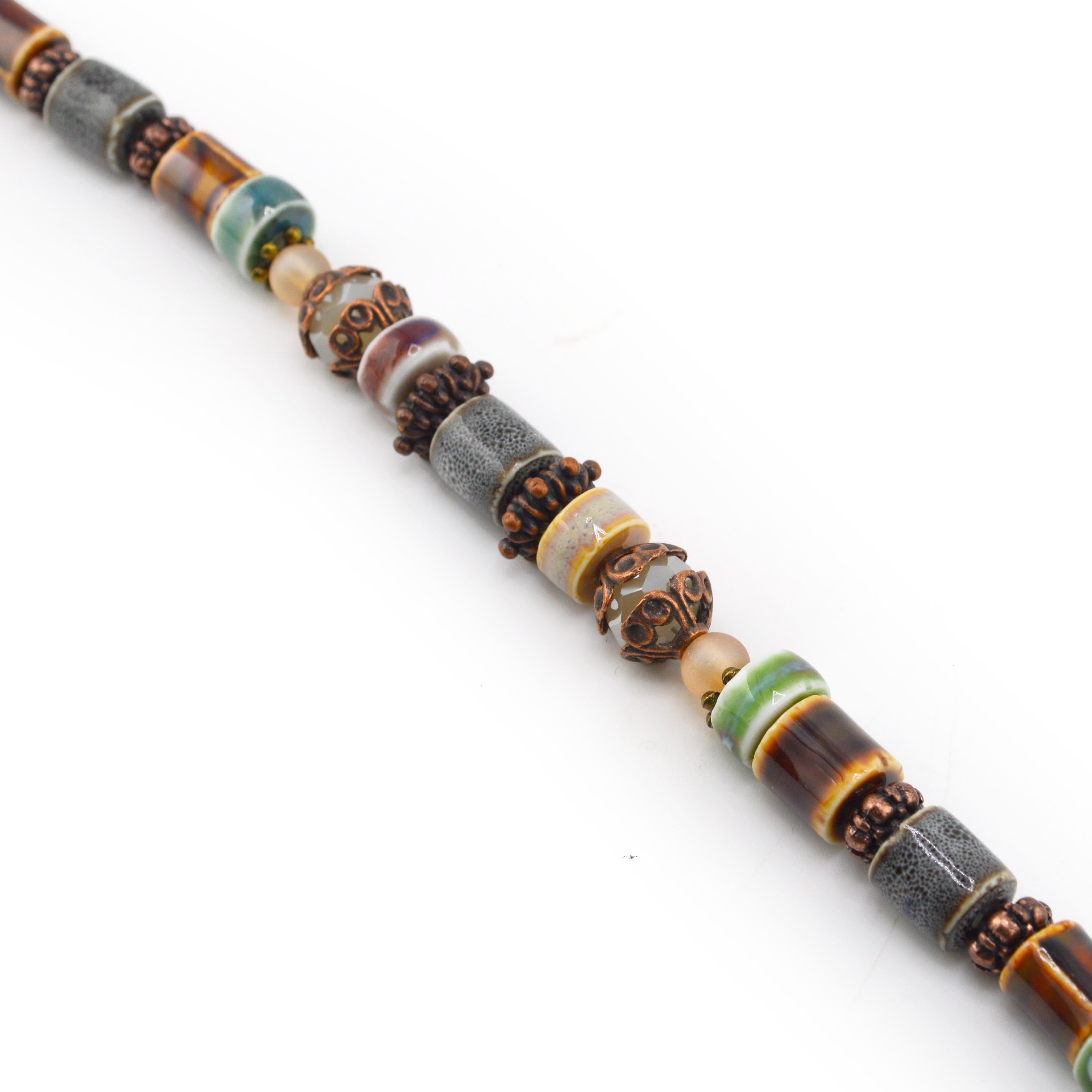 Ceramic Bead Strand in Boots & Jeans - Jesse James Beads