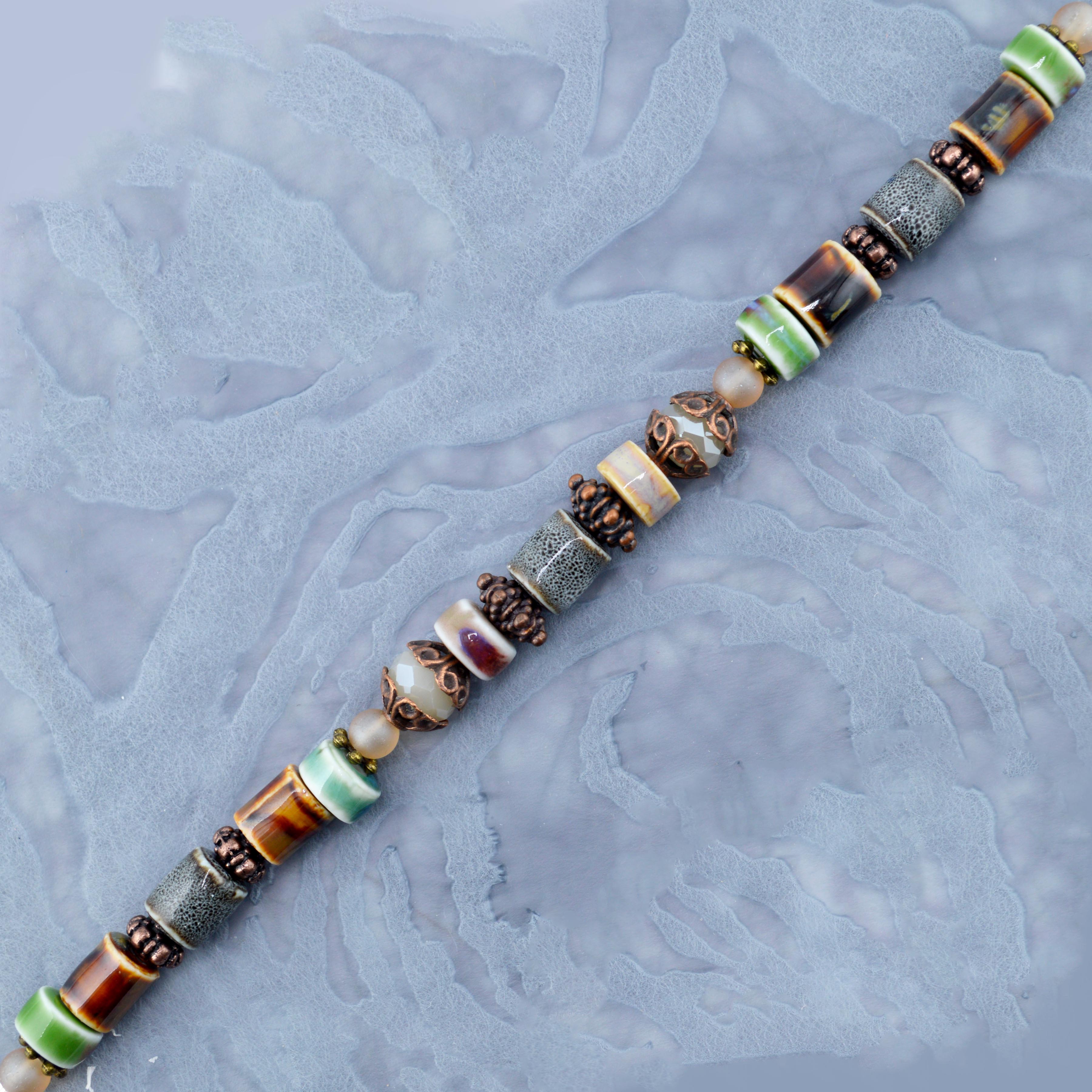 Ceramic Bead Strand in Boots & Jeans - Jesse James Beads