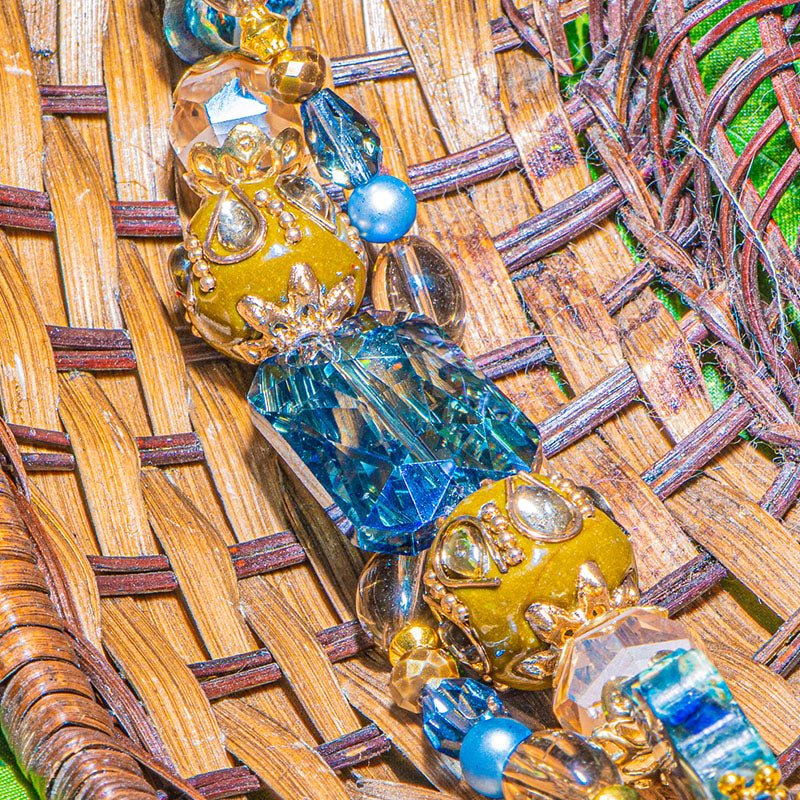 Boho Bead Strand Duo in Beach Babe Blues - Jesse James Beads