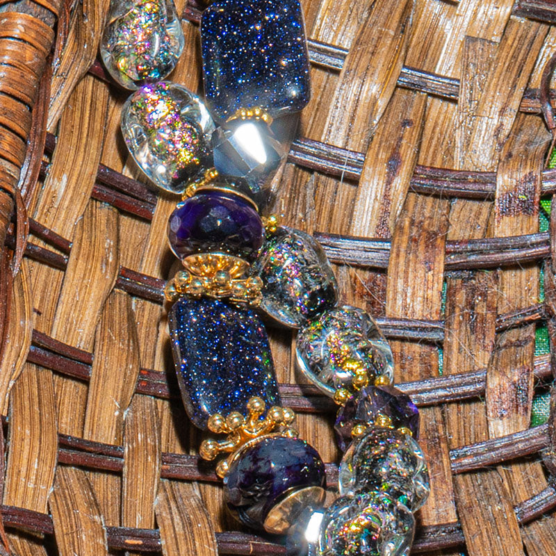 Stone Bead Strand Duo in Night Life Sparkle - Jesse James Beads