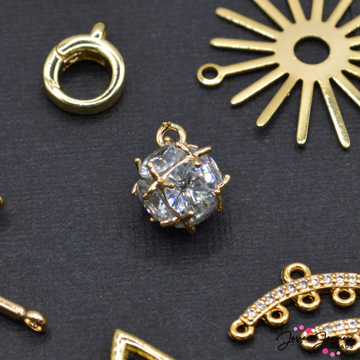 Crystal Sparkle Charm - Jesse James Beads