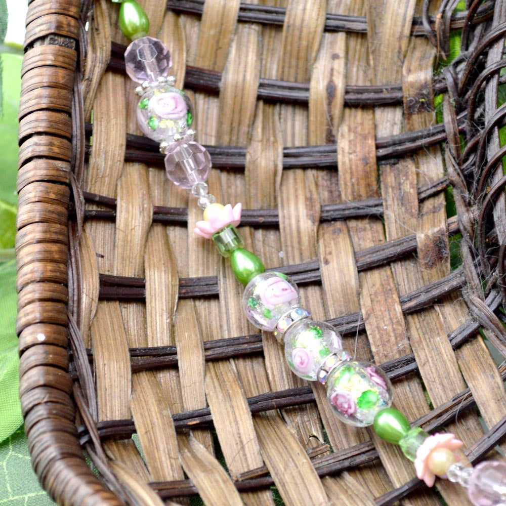 Bead Strand in Spring Garden - Jesse James Beads