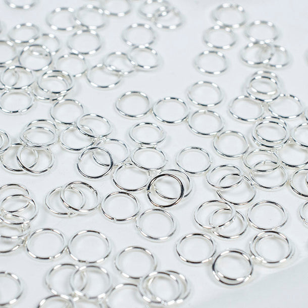 6mm Silver Jump Rings – Jesse James Beads