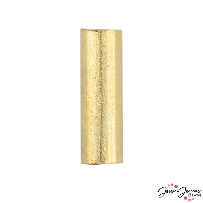 Beadalon Large Crimp Tubes in Gold - Jesse James Beads