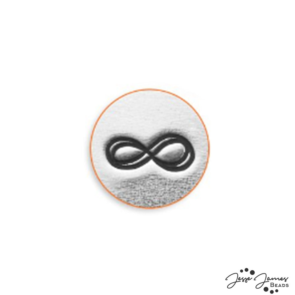 Design Stamp in 6mm Infinity Symbol - Jesse James Beads