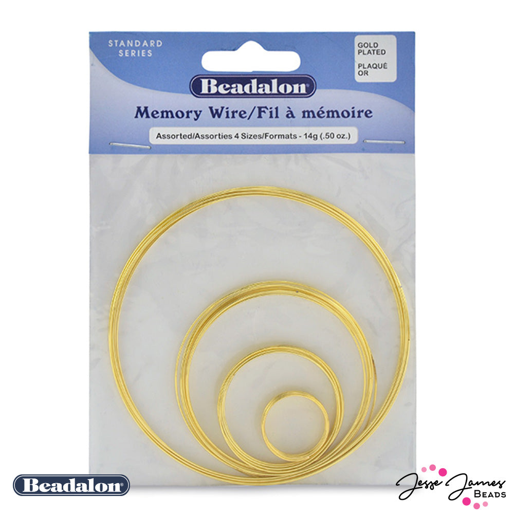 Memory Wire Assorted Set In Gold – Jesse James Beads