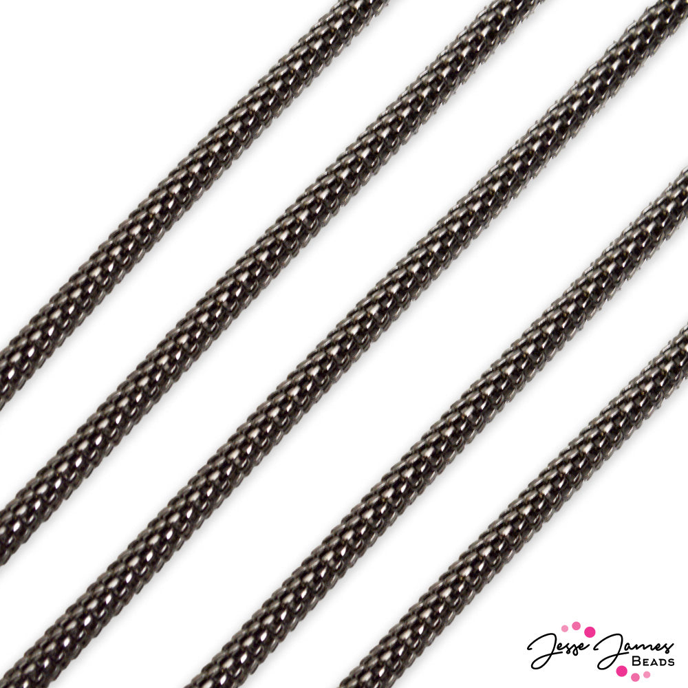 MMBB VIP Chainmail Chain in Gunmetal - Jesse James Beads