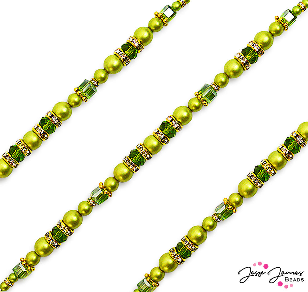 Pantone Bead Strand in Love Bird - Jesse James Beads